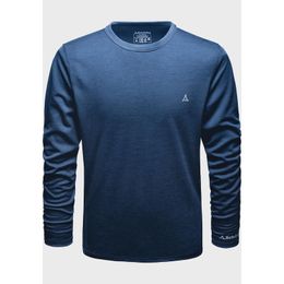 Schöffel SCHÖFFEL Funktionsshirt »Ski Merino Sport Shirt 1/1 Arm M« 8540 - Blau L L Hoher Feuchtigkeitstransport