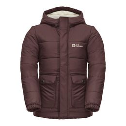 Jack Wolfskin Winterjacke »SNOW FOX JACKET K« mit Kapuze boysenberry 152 152 Fleece-Innenseite