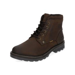 Camel Active Schnürstiefelette »Stiefelette Leder« Cafe 42 42 Verschluss: Schnürung