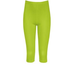 TRIGEMA Leggings »Capri-Leggings aus Baumwolle/Elastan« lemon 104 - Normalgrößen Normalgrößen 104 Elastischer Feinripp