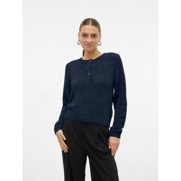 Véro Moda VERO MODA Strickjacke »VMNOVAH LS O-NECK BUTTON CARDI GA NOOS« Navy Blazer L L Gestrickter Cardigan von Vero Moda