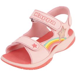 Kappa Sandale - mit weicher Innensohle rosé-coral 35 35 Verspielte Kindersandale von Kappa