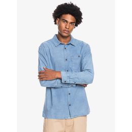 Quiksilver Langarmhemd »Bolam« Faded Denim XL - US-Größen US-Größen XL Stoff: Baumwollstoff