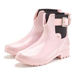 Vivance Gummistiefelette Gummistiefel im Chelsea-Look, Schlupfstiefel, Boots, Stiefel VEGAN rose 41 41 Mit Stretcheinsatz, zum Schlupfen