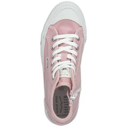 Mustang Shoes Sneaker »Sneaker Lederimitat/Textil« Rose 42 42 Verschluss: Schnürung
