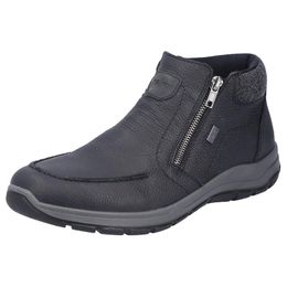 Rieker Winterboots, Stiefelette, Komfortschuh mit zwei praktischen Reißverschlüssen schwarz-grau 42 42 Winterboots mit RiekerTEX-Membran