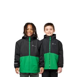 Jack Wolfskin Kinder 3-in-1-Funktionsjacke &raquo;ICELAND 3IN1 JACKET K&laquo; mit Kapuze gr&uuml;n 92