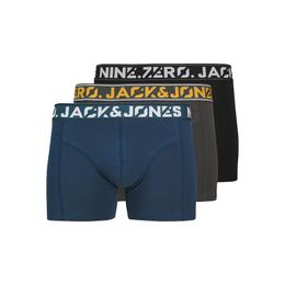 Jack & Jones JACK & JONES Trunk »JACCOLTON SOLID TRUNKS 3 PACK SN« Packung, 3 Stk. tlg. Phantom Pack:Black - Titan XL XL Elastische Boxershorts von Jack & Jones