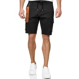 INDICODE Cargoshorts »INPearl« Black M - N-Gr N-Gr M Cargoshort von INDICODE