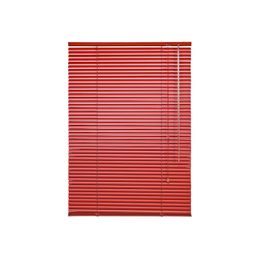 Liedeco Jalousie &raquo;Aluminium-Jalousie&laquo; mit Bohren freih&auml;ngend Aluminium rot 220 cm