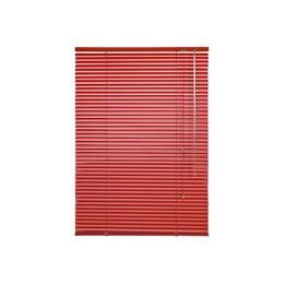Liedeco Jalousie &raquo;Aluminium-Jalousie&laquo; mit Bohren freih&auml;ngend Aluminium rot 160 cm