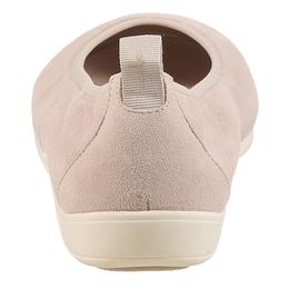 Tamaris Ballerina, Schlupfschuh, Bequemschuh mit komfortablem Elastikeinfass beige 40 40 Ballerina in runder Form, mit Anziehlasche