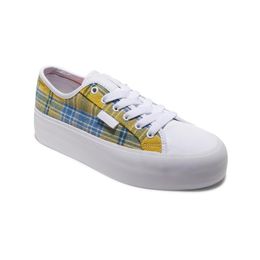 DC Shoes Sneaker »Manual Platform« White/Plaid 5(36) 5(36) Obermaterial: Wildleder- oder...