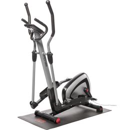 Motive Fitness by U.N.O. Crosstrainer-Ergometer »CT 1000 (mit/ohne Unterlegmatte)« Schwungmasse ca. 9, 5 kg, 24 Widerstandsstufen grau