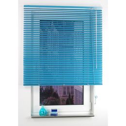 Liedeco Jalousie »Young Colours« mit Bohren freihängend Aluminium blue lagoon 160 cm
