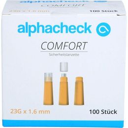Alphacheck comfort Sicherheitslanzett.23 Gx1,6 mm 100 St