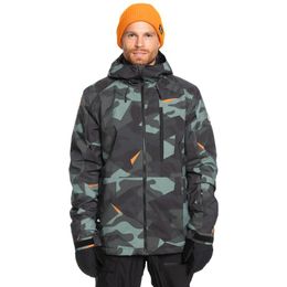 Quiksilver Snowboardjacke »Mission« Puzzle Camo Sea Spray XL XL TECHNOLOGIE