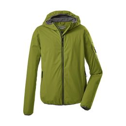 Killtec Softshelljacke »Trin MN SOFTSHELL JCKT« Leichte, wasserabweisende Softshelljacke mit abnehmbarer Kapuze limette XL XL wasserabweisend u...