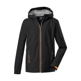 Killtec Softshelljacke »Adjero Jr« Wasserabweisende Softshelljacke mit Kapuze und verstellbaren Bündchen black 152 152 Jungen Softshelljacke mit...