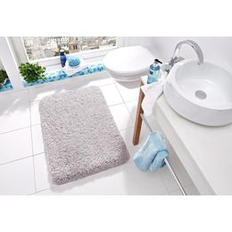 Kleine Wolke Badematte &raquo;Trend&laquo; H&ouml;he 35 mm rutschhemmend beschichtet fu&szlig;bodenheizungsgeeignet schnell trocknend Badteppich, Uni Farben, waschbar...