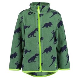 Blue Seven Fleecejacke &raquo;Fleecejacke&laquo; 1 Stk. tlg. 735 - DK GR&Uuml;N AOP 122 122 Stehkragen