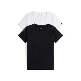 Tommy Hilfiger Underwear T-Shirt Packung, 1 Stk. tlg. Rundhalsausschnitt, regular fit White/ Black L (40) L (40) T-Shirt 2er Packung von Tommy...