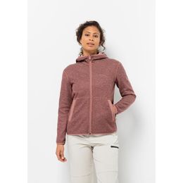 Jack Wolfskin Fleecejacke &raquo;TANNENSPUR JKT W&laquo; mit Kapuze afterglow S (36) S (36) Fleecejacke mit Kapuze