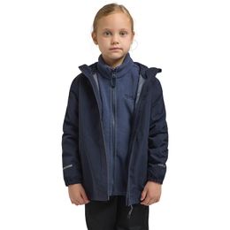 Jack Wolfskin 3-in-1-Funktionsjacke »ICELAND 3IN1 JACKET K« mit Kapuze night-blue 164 164 3in1-Jacke