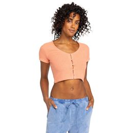 Roxy Shirttop &raquo;Born With It&laquo; Terra Cotta L L Material: Texturierter, leicht geb&uuml;rsteter...