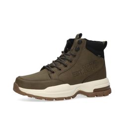 Dockers by Gerli Winterboots Schnürboots mit Warmfutter khakifarben 47 47 Dockers Outdoorboots mit praktischem Reißverschluss