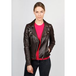 Freaky Nation Lederjacke »Biker Princess« coffee L(40)