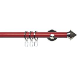 Liedeco Gardinenstange »CELEBATLA02SG« Ø 20 mm 1 läufig-läufig Fixmaß 1-läufig im Fixmaß Ø 20 mm rot B/L: 160 cm Ø 20 mm