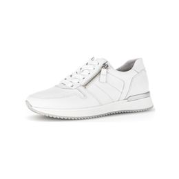 Gabor Sneaker &raquo;Sneaker Nappaleder&laquo; Wei&szlig; 40 40 Verschluss: Schn&uuml;rung