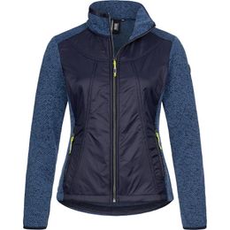 DEPROC Active Strickfleecejacke »LAKE RODELL WOMEN« auch in Großen Größen erhältlich navy 36 (S) 36 (S) Modische Feinstrickjacke im edlen Materialmix