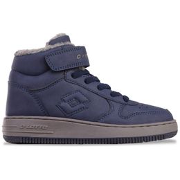 Lotto Sneaker - mit kuschelig-w&auml;rmendem Futter NAVY-DK.GREY 31 31 Kinder Winter Sneaker im Lowcut-Basketballdesign