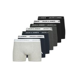 Jack & Jones JACK & JONES Trunk »JACBASIC TRUNKS 7 PACK NOOS« Packung, 7 Stk. tlg. Light Grey Melange XXL XXL Elastische Boxershorts von Jack & Jones