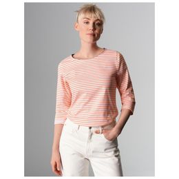 TRIGEMA Longsleeve »Shirt aus 100% Baumwolle mit 3/4-Arm« 1 Stk. tlg. apricot L L DELUXE-Single-Jersey