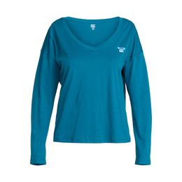 Roxy Shirttop &raquo;Life Love&laquo; Moroccan Blue XXL XXL Umweltbewusstes Material: Stoff aus...