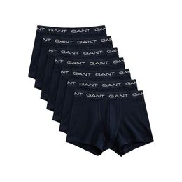 Gant Boxershorts »TRUNK 7-PACK« Packung, 7, 7 Stk. tlg., mit elastischem Logobund marine S S 7-er Pack Boxershorts von Gant