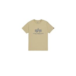 Alpha Industries T-Shirt »Basic T-Shirt BL« light olive 3XL 3XL Single Jersey Stoff