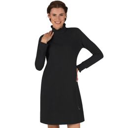 TRIGEMA Jerseykleid »Stehkragen Kleid mit Rüschen« 1 Stk. tlg. schwarz L - US-Größen US-Größen L Strukturierte Sweat-Qualität