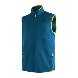 Maier Sports Softshellweste »Brims Vest M« atmungsaktive Herren Weste, wasserabweisende Outdoorweste mostly mid blue 54 54 Sehr leichtes Softshell...