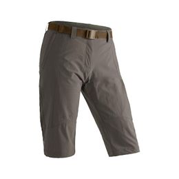 Maier Sports Caprihose »Kluane« Damen Shorts, kurze Wanderhose, Outdoorhose mit 2 Taschen, Regular Fit schlamm 22 - Kurzgrößen Kurzgrößen 22...