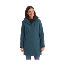 Killtec Parka »KOW 165 WMN PRK« Wasser- und winddichter Parka mit Teddyfleece und abnehmbarer Kapuze petrol 42 42 Funktionsparka mit regulierbarer,...