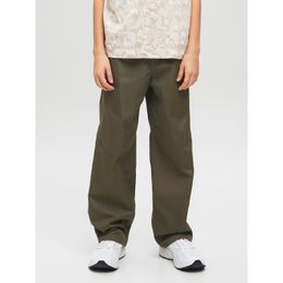 Jack & Jones JACK & JONES JUNIOR Cargoshorts »JPSTALEX CLEAN JJWORKER PANTS NOOS JNR« Olive Night Detail:STITCHING W. DTM 128 - N-Gr N-Gr 128 Coole Hose von...