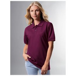 TRIGEMA Poloshirt »Poloshirt DELUXE Piqué« 1 Stk. tlg. sangria L L DELUXE-Piqué-Qualität