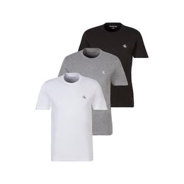 Calvin Klein Jeans T-Shirt »3 PACK MONOLOGO T-SHIRT« 3 Stk. tlg. mit Logodruck Bright White/Ck Black/Grey Heather M M T-Shirt 3er Pack von Calvin...
