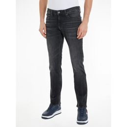 Tommy Jeans Slim-fit-Jeans »Scanton Slim« Slim‐Fit‐Jeans mit mittlerer Leibhöhe, 5‐Pocket‐Design Denim Black Obermaterial: 99% Baumwolle, 1%...