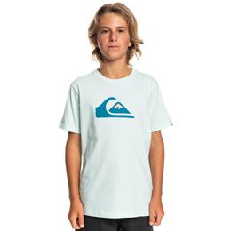 Quiksilver T-Shirt »Comp Logo« Blue Glass 8(125-130cm) 8(125-130cm) Stoff: leichter Baumwoll-Jersey [160 g/m2]