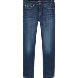 Tommy Jeans Slim-fit-Jeans »Scanton Slim« Slim‐Fit‐Jeans mit mittlerer Leibhöhe, 5‐Pocket‐Design Dark Denim3 33 - Länge 32 Länge 32 33 Slim-Fit...